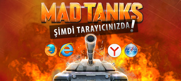 Mad Tanks Artık Tarayıcınızda! - XGame
