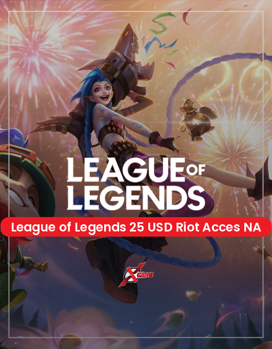 League of Legends 25 USD Riot Acces NA - XGame
